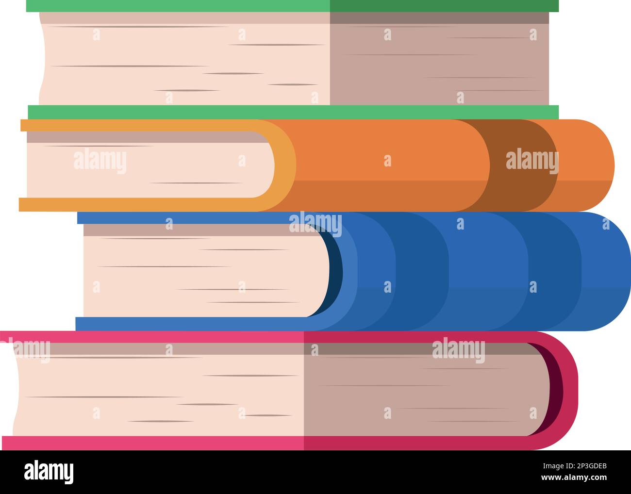 pile text books library Stock Vector Image & Art - Alamy