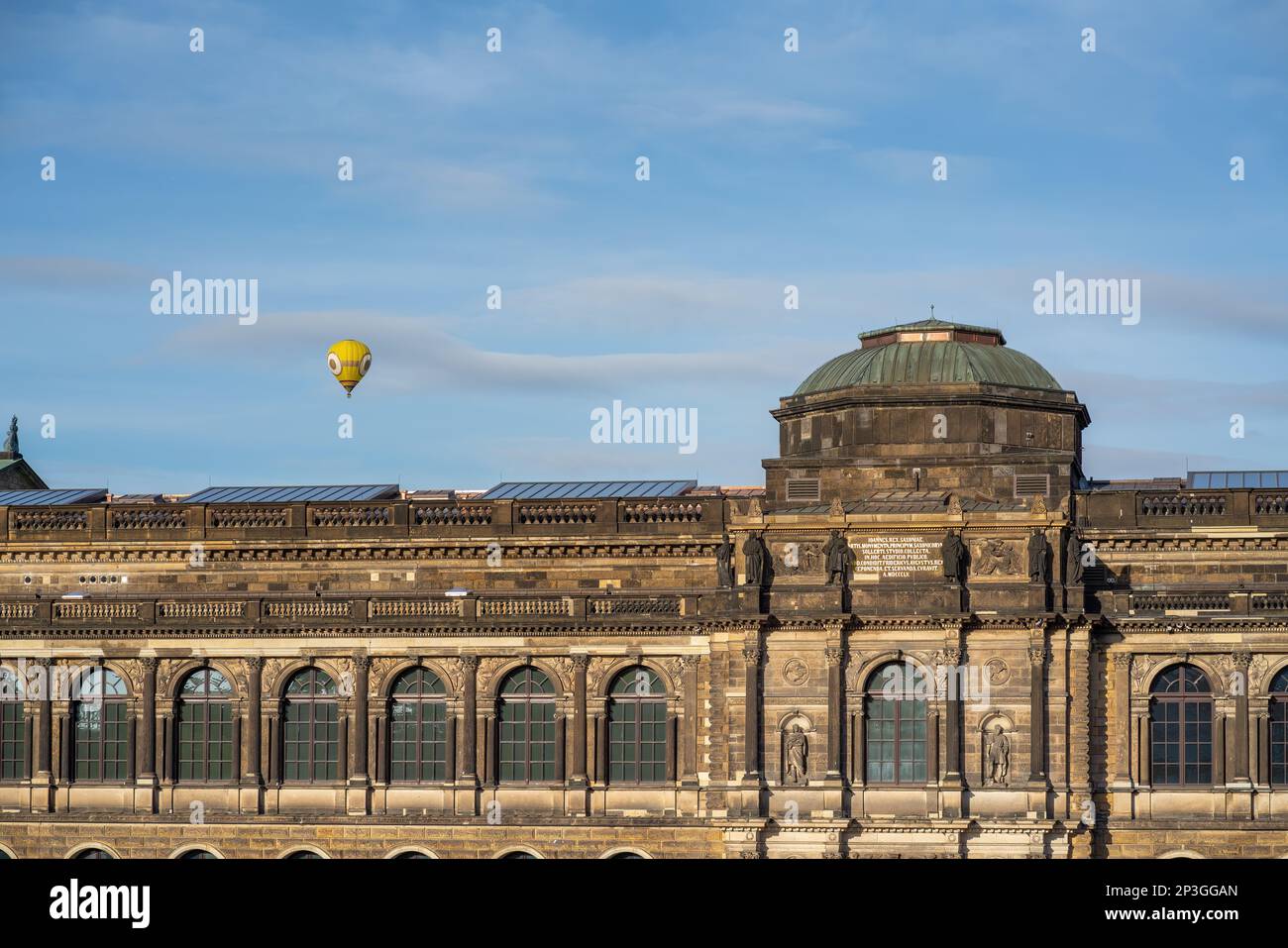 Semper Gallery (Sempergalerie) at Zwinger Palace and Hot Air Balloon ...