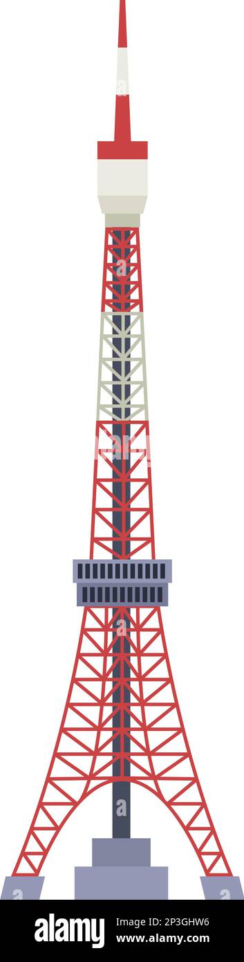 tokyo tower japanese landmark Stock Vector Image & Art - Alamy
