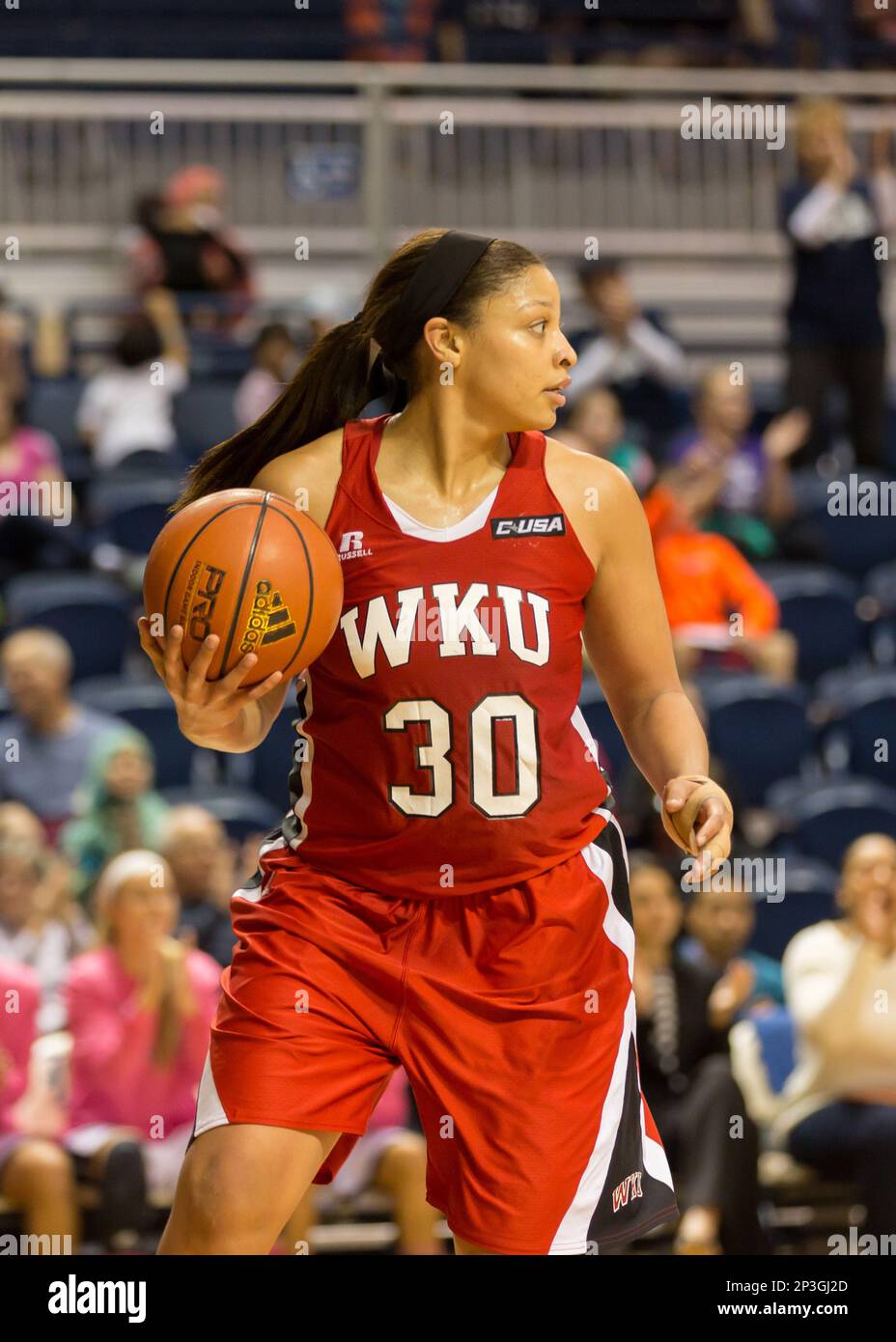 February 7, 2015: Western Kentucky Lady Toppers forward Chastity Gooch ...