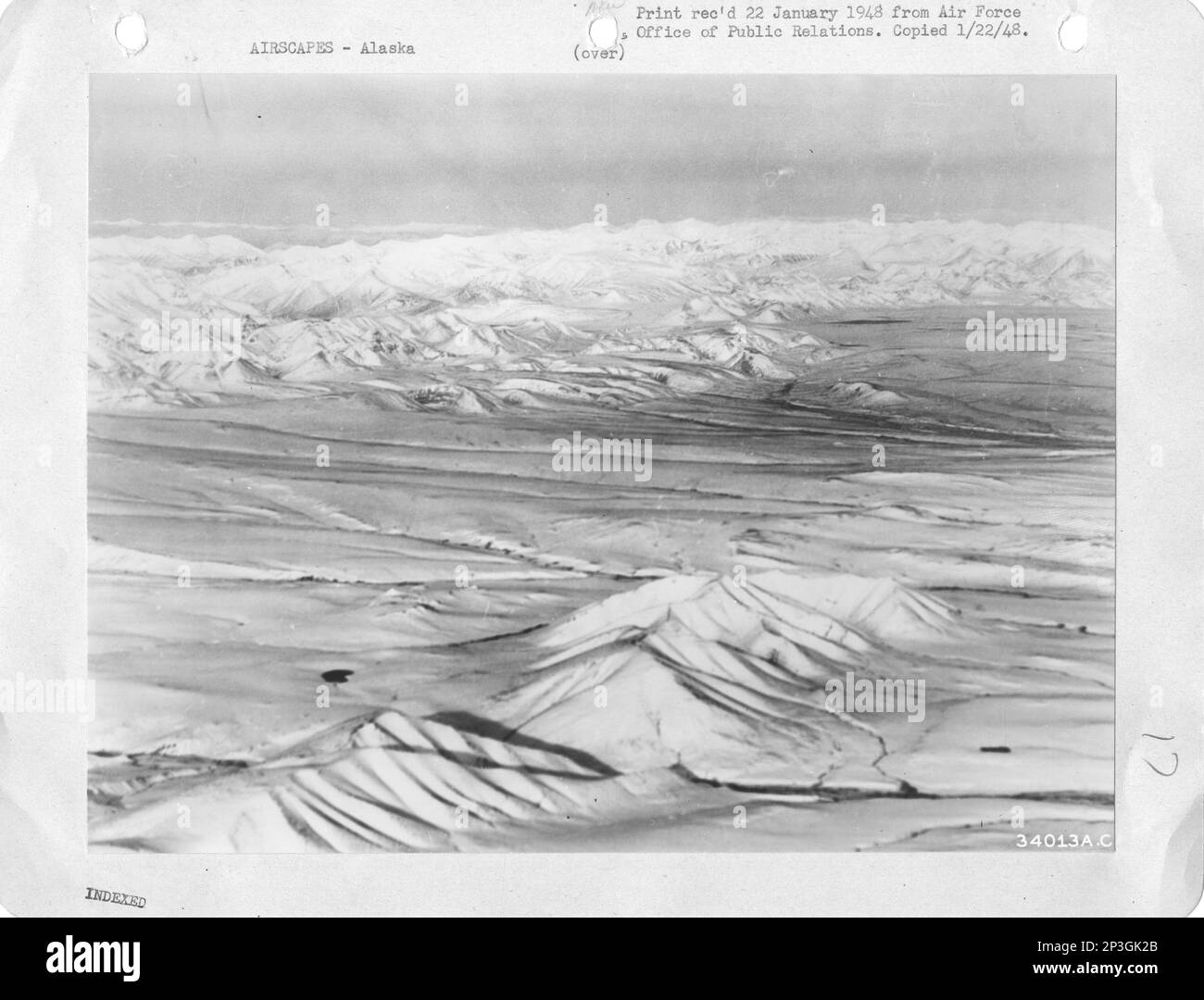 Alaska - Big Delta through Chilkat Inlet, Aerial Photograph Stock Photo ...