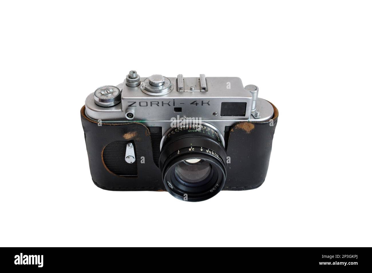 View of the Zorka camera, isolated on white Stock Photo - Alamy
