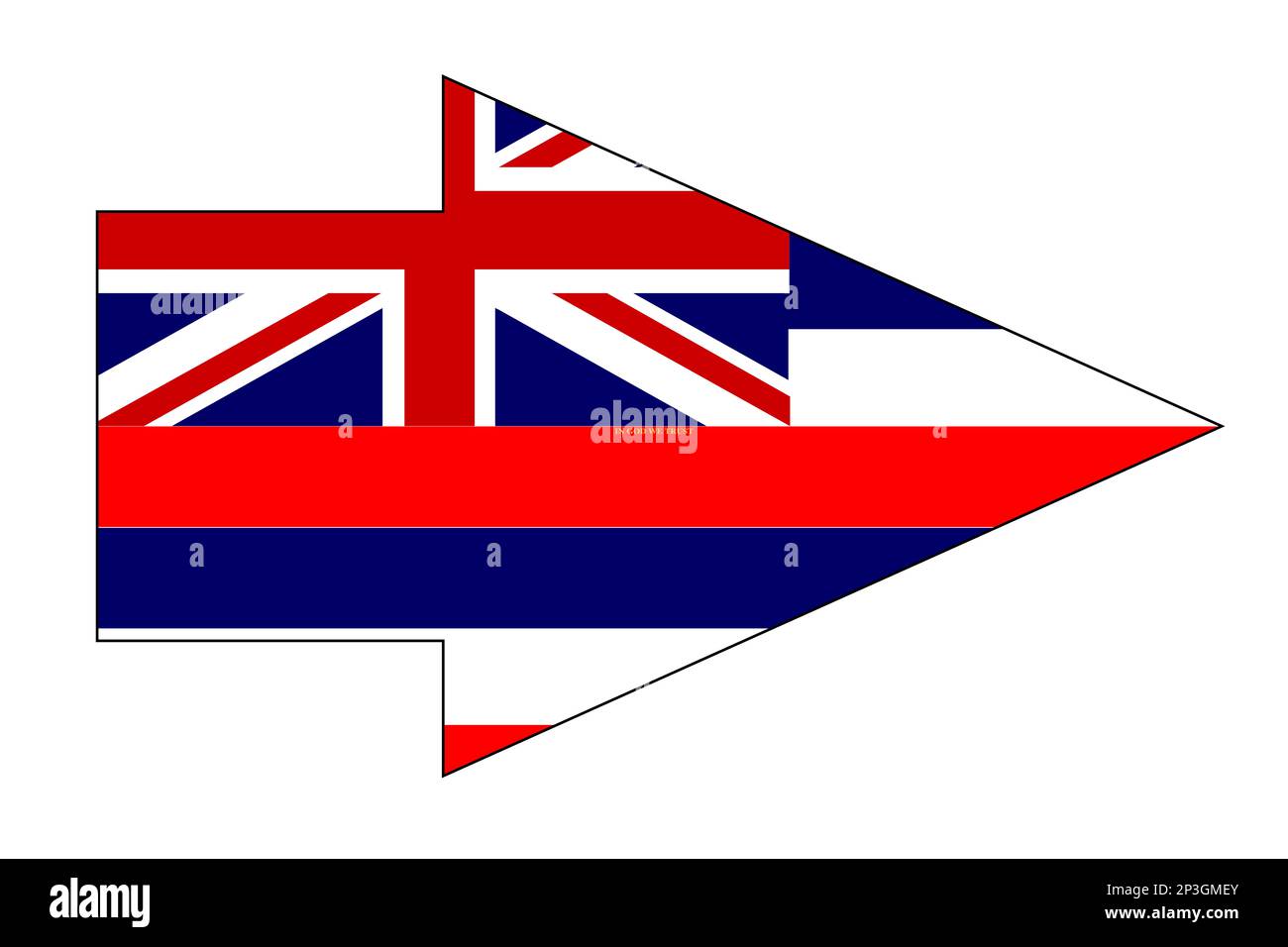 State flag hawaii hawaiian banner hi-res stock photography and images ...