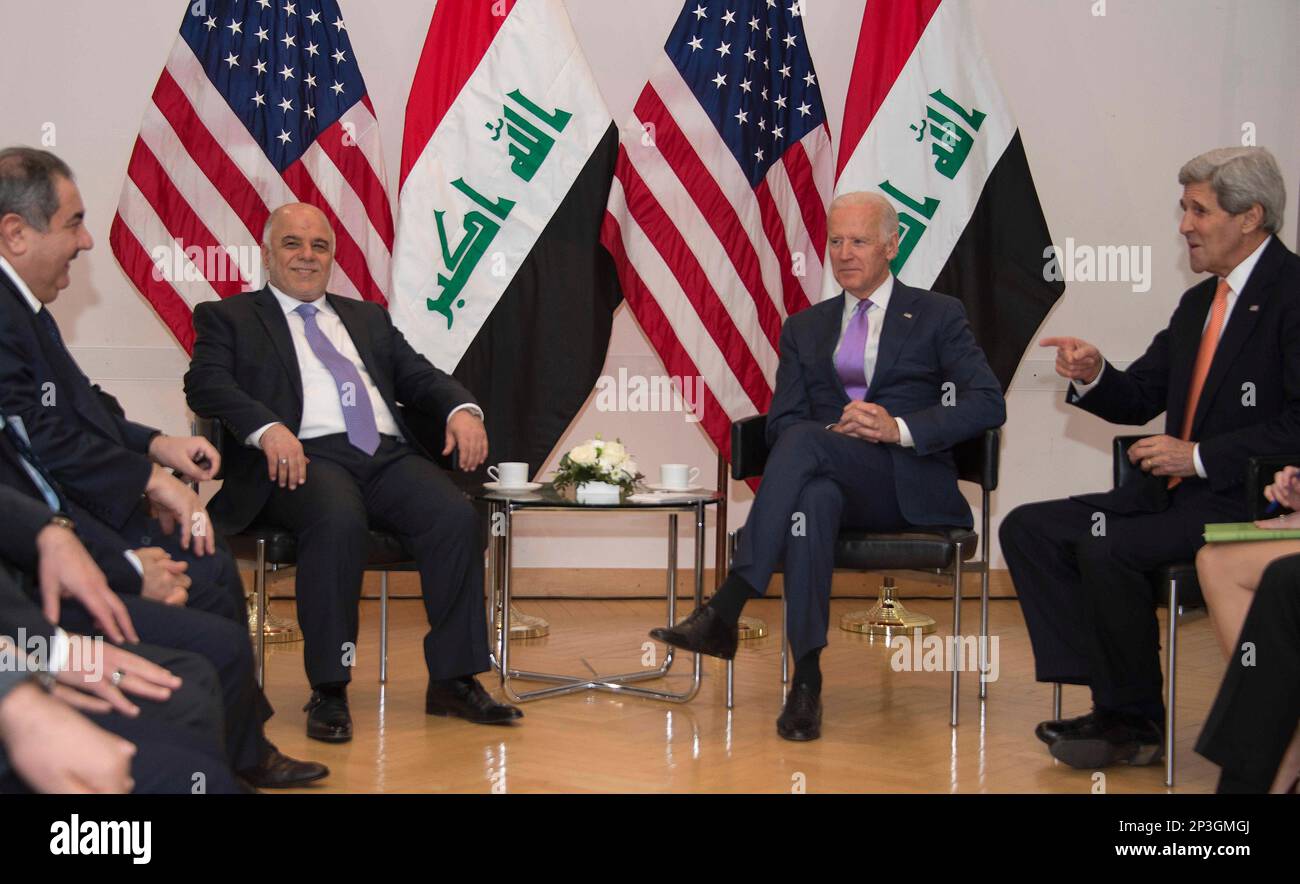 Secretary of State John Kerry and Vice President Joe Biden meet with ...