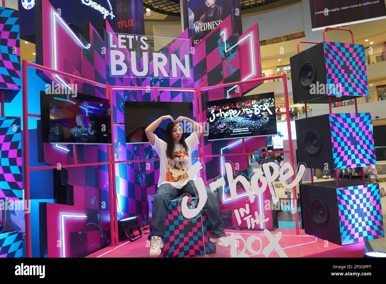 Quezon City, Philippines. 5th March, 2023. Dozens of J-Hope and BTS ...