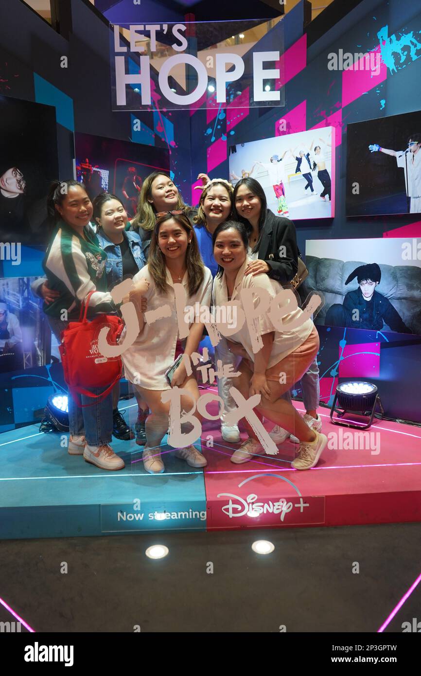 Quezon City, Philippines. 5th March, 2023. Dozens of J-Hope and BTS ...