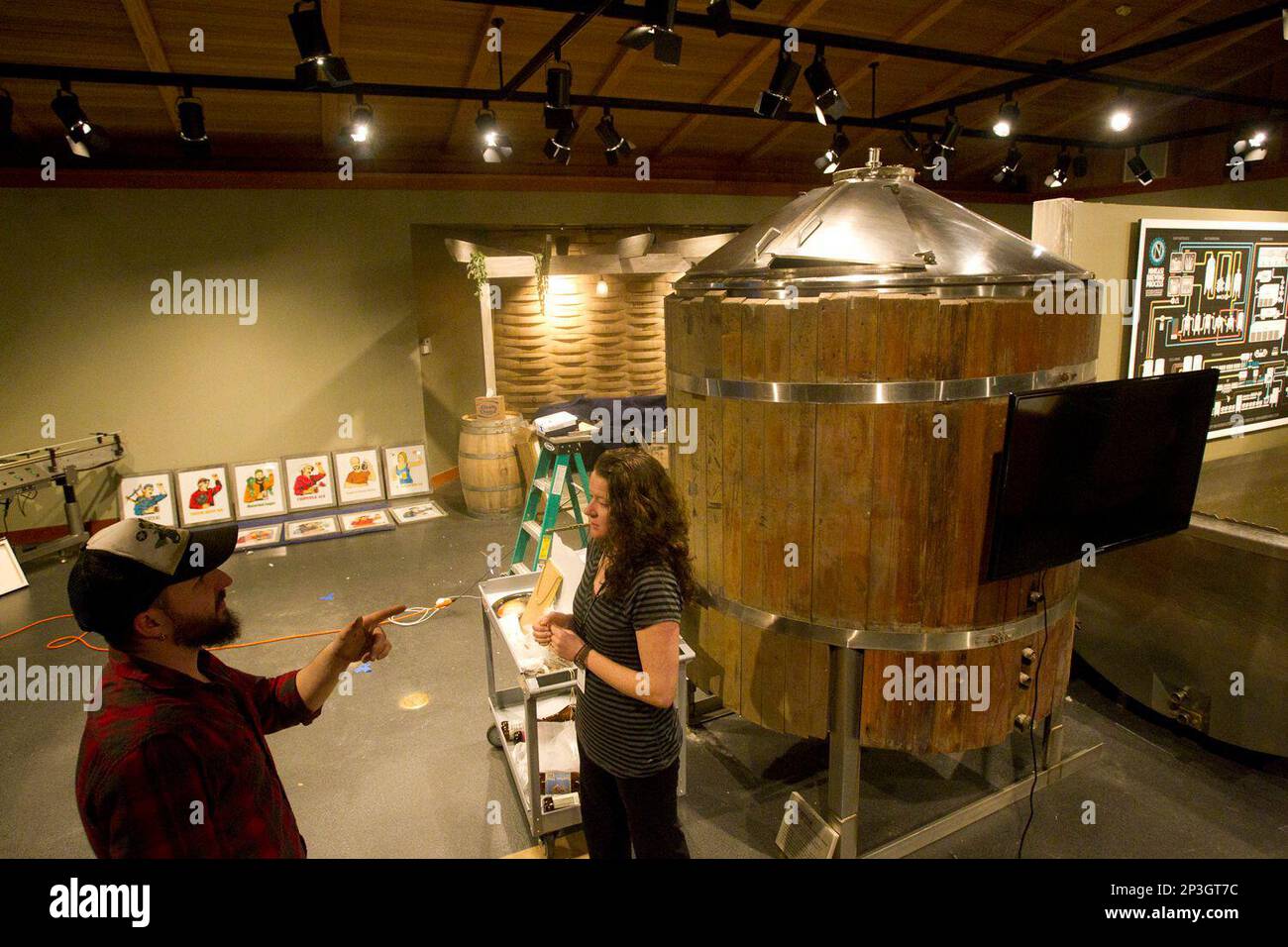In this photo taken on Jan. 15, 2015, High Desert Museum chief exhibits ...