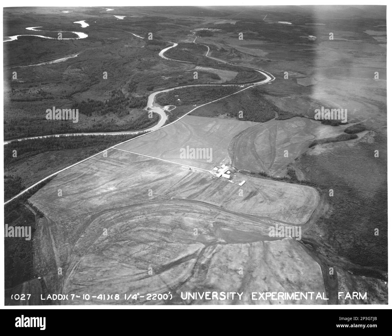 Alaska - Fairbanks, Aerial Photograph Stock Photo - Alamy Alaska - Fairbanks, Aerial Photograph Stock Photo - Alamy