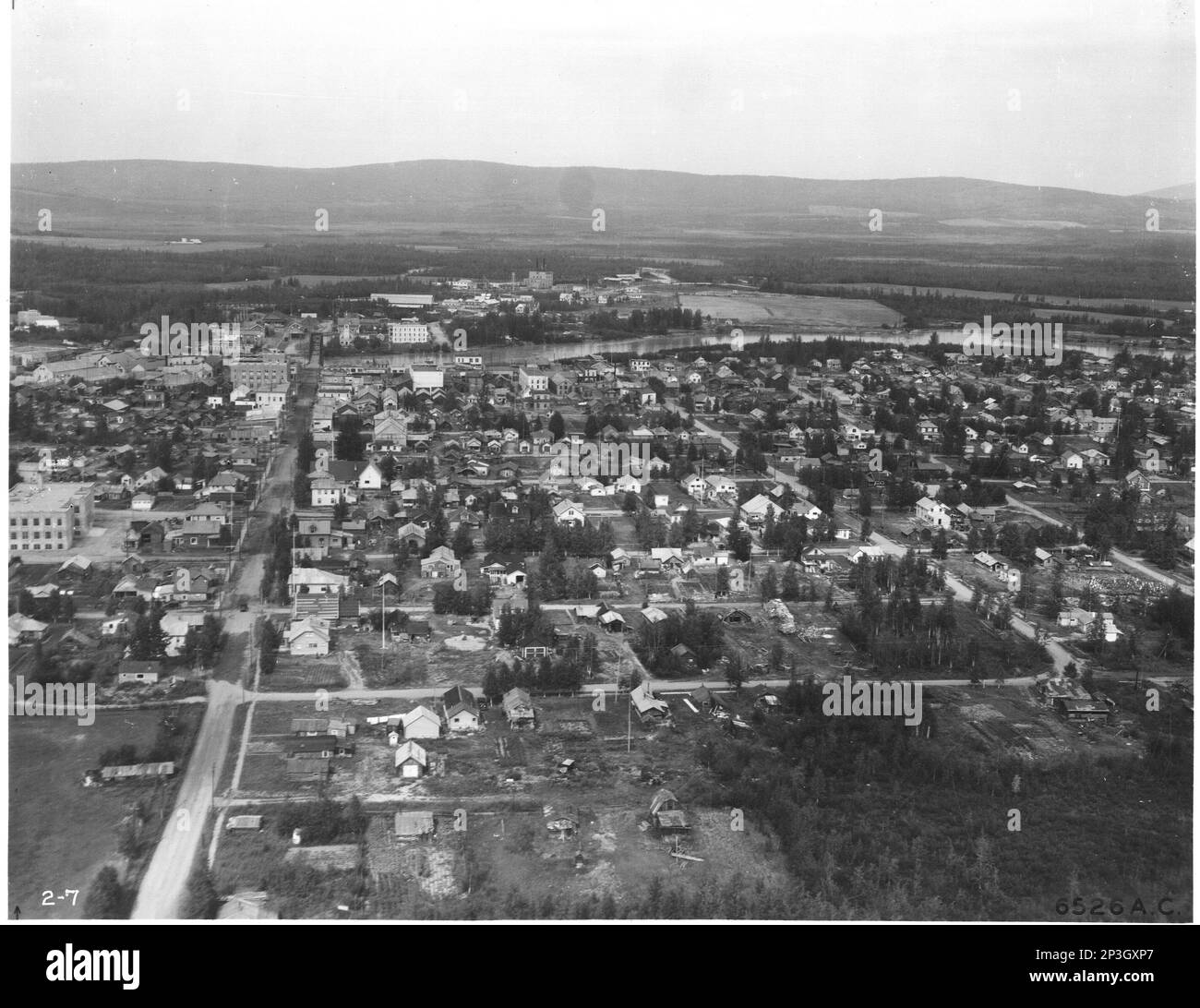 Alaska - Fairbanks, Aerial Photograph Stock Photo - Alamy Alaska - Fairbanks, Aerial Photograph Stock Photo - Alamy