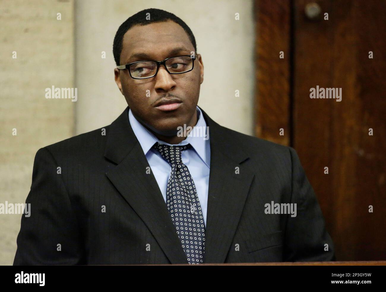 Toyious Taylor listens to attorneys during his sentencing hearing at ...