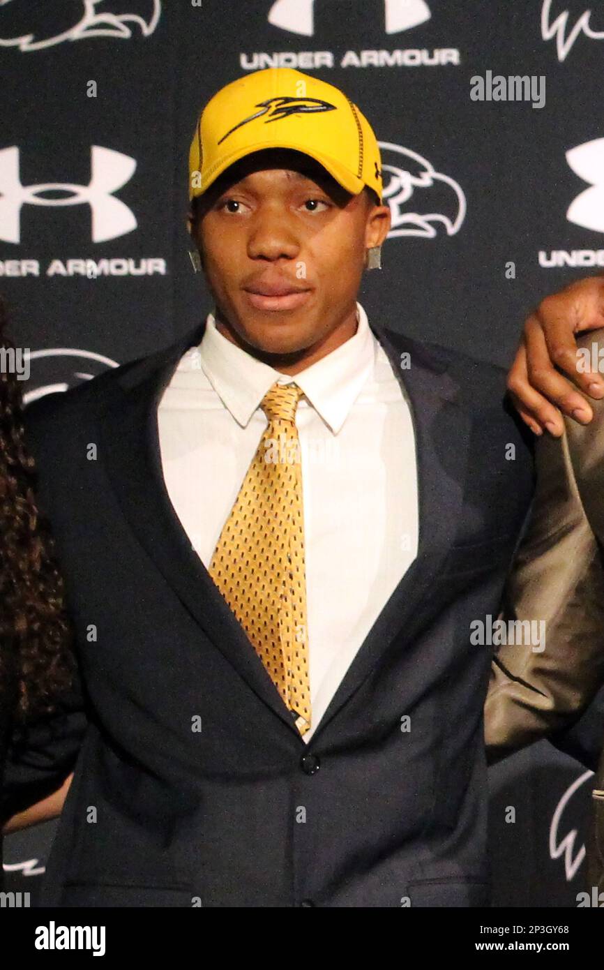 04 FEB 2015: Aaron Covington selects University of Toledo during the ...