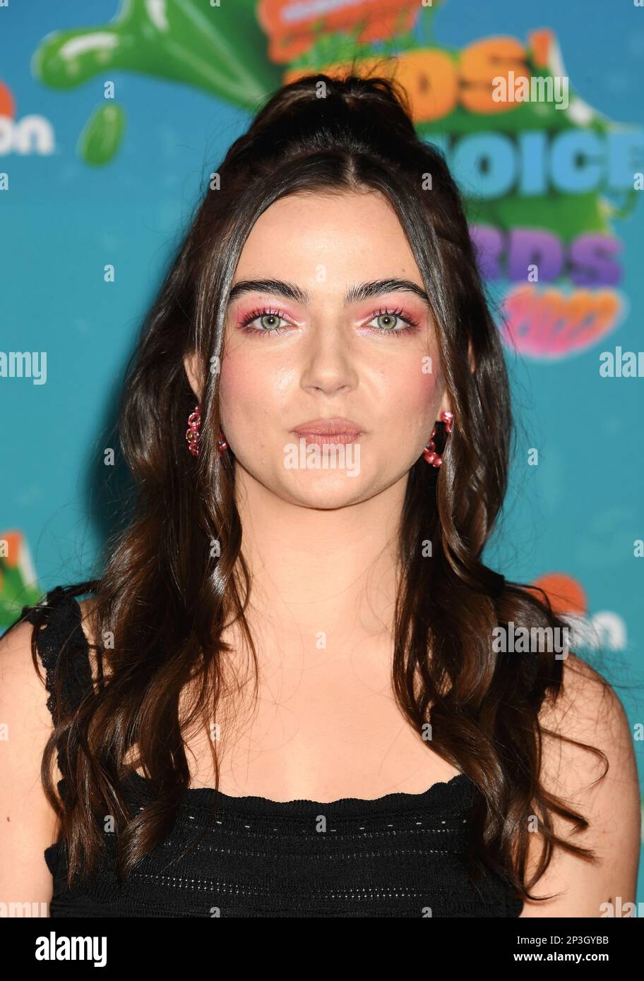 LOS ANGELES, CALIFORNIA - MARCH 04: Taegen Burns attends Nickelodeon's ...