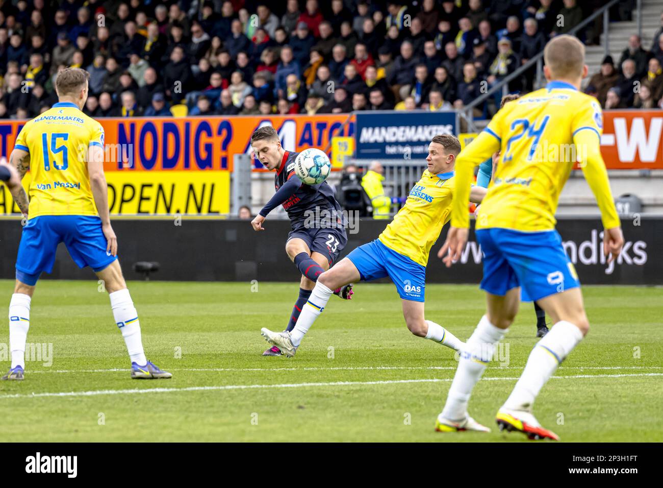 WAALWIJK , Netherlands, 05-03-2023, football, Mandemakers Stadium, Dutch eredivisie, season 2022 ...