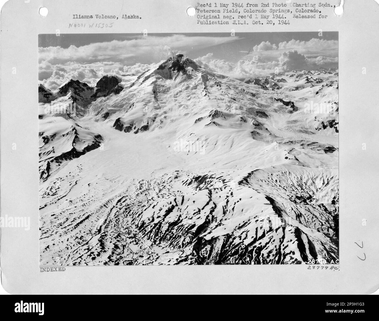 Alaska - Iliamna Volcano, Aerial Photograph Stock Photo - Alamy