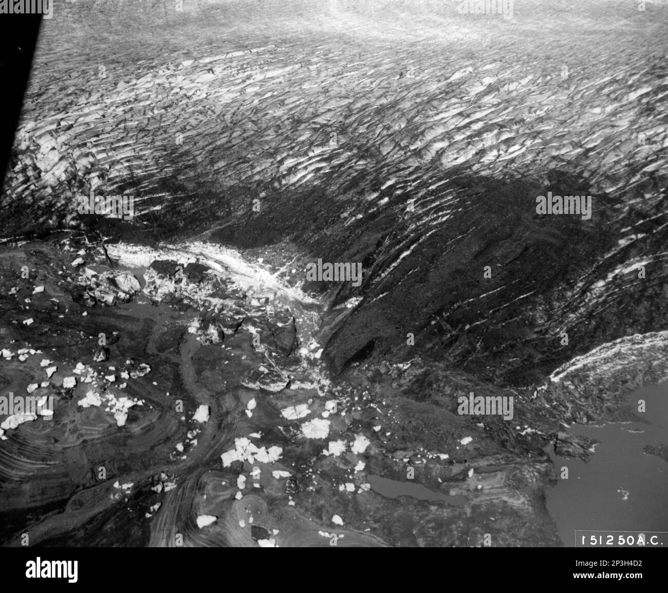 Alaska - Lake George, Aerial Photograph Stock Photo - Alamy