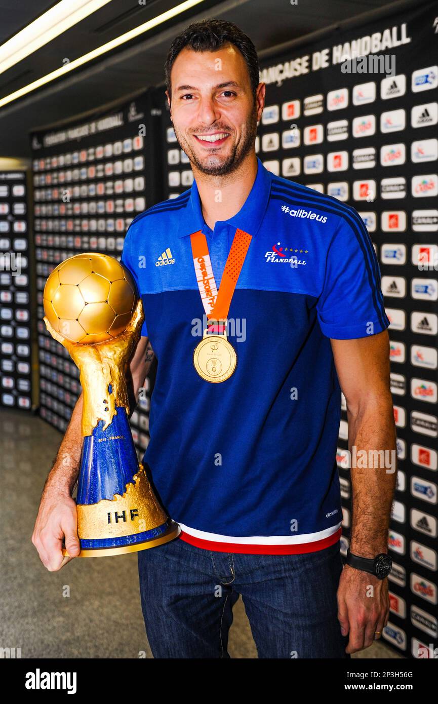 Jerome FERNANDEZ - 02.02.2015 - Equipe de France de Handball - Retour ...