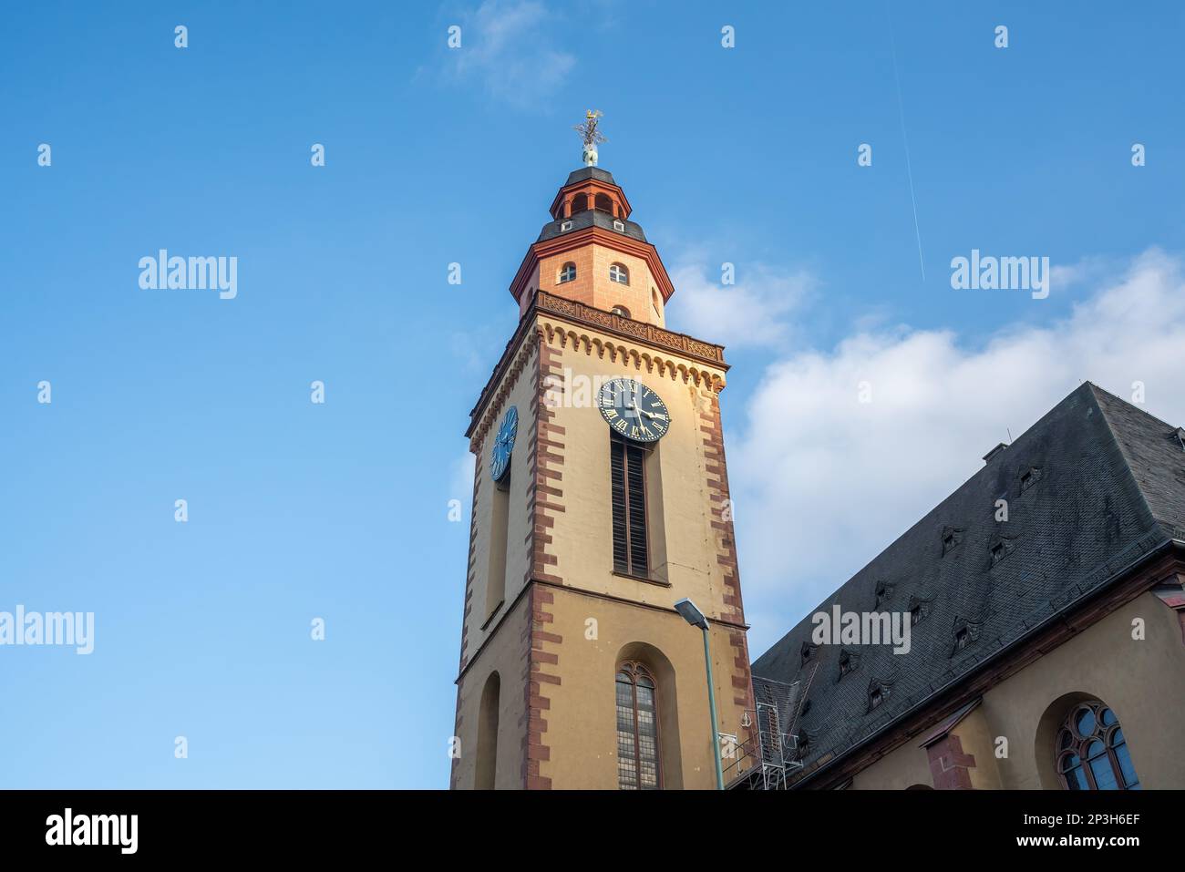 St. Catherine Church at Hauptwache Square - Frankfurt, Germany Stock ...