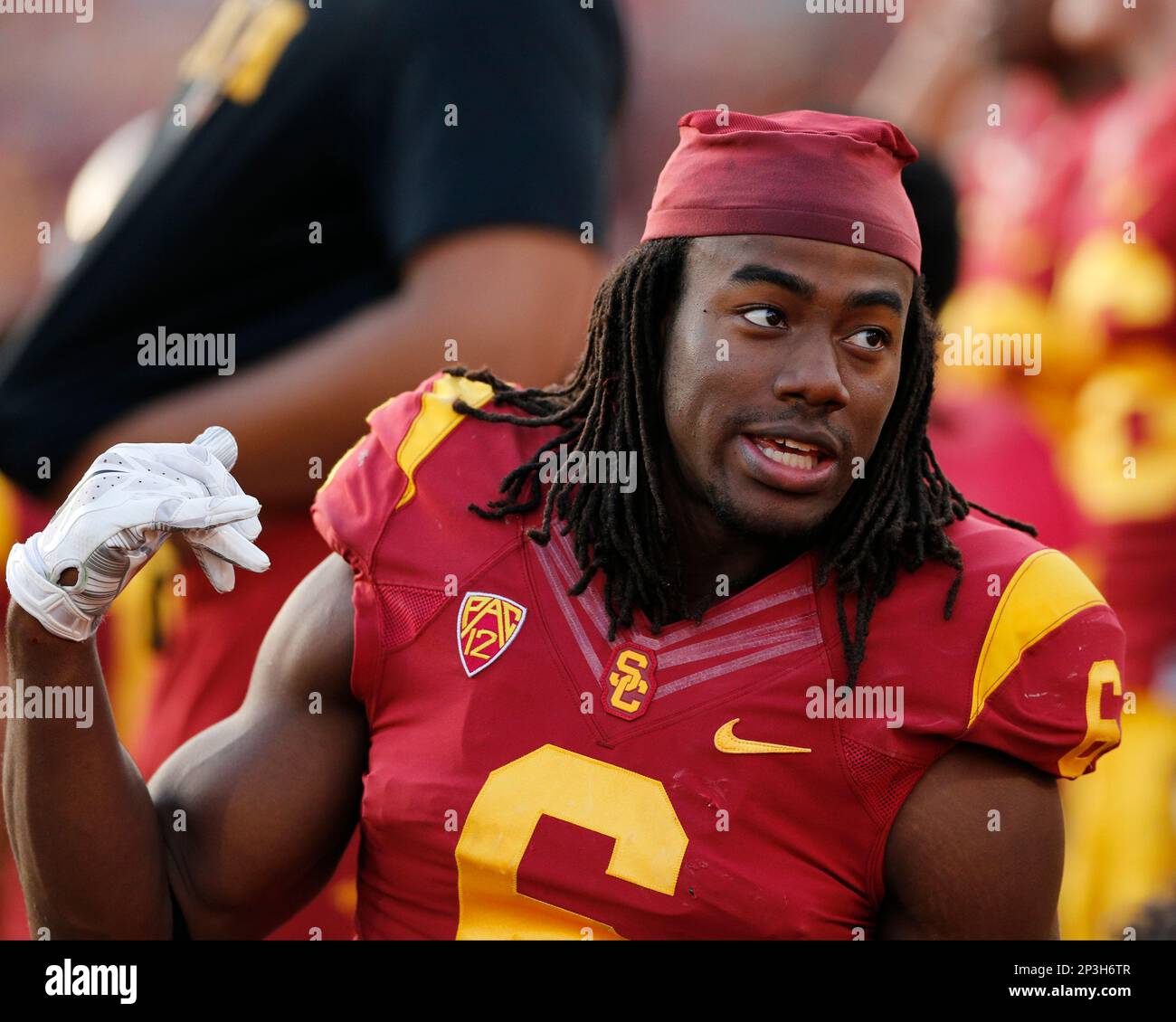 November 29, 2014: USC Trojans cornerback Josh Shaw (6) during the NCAA ...