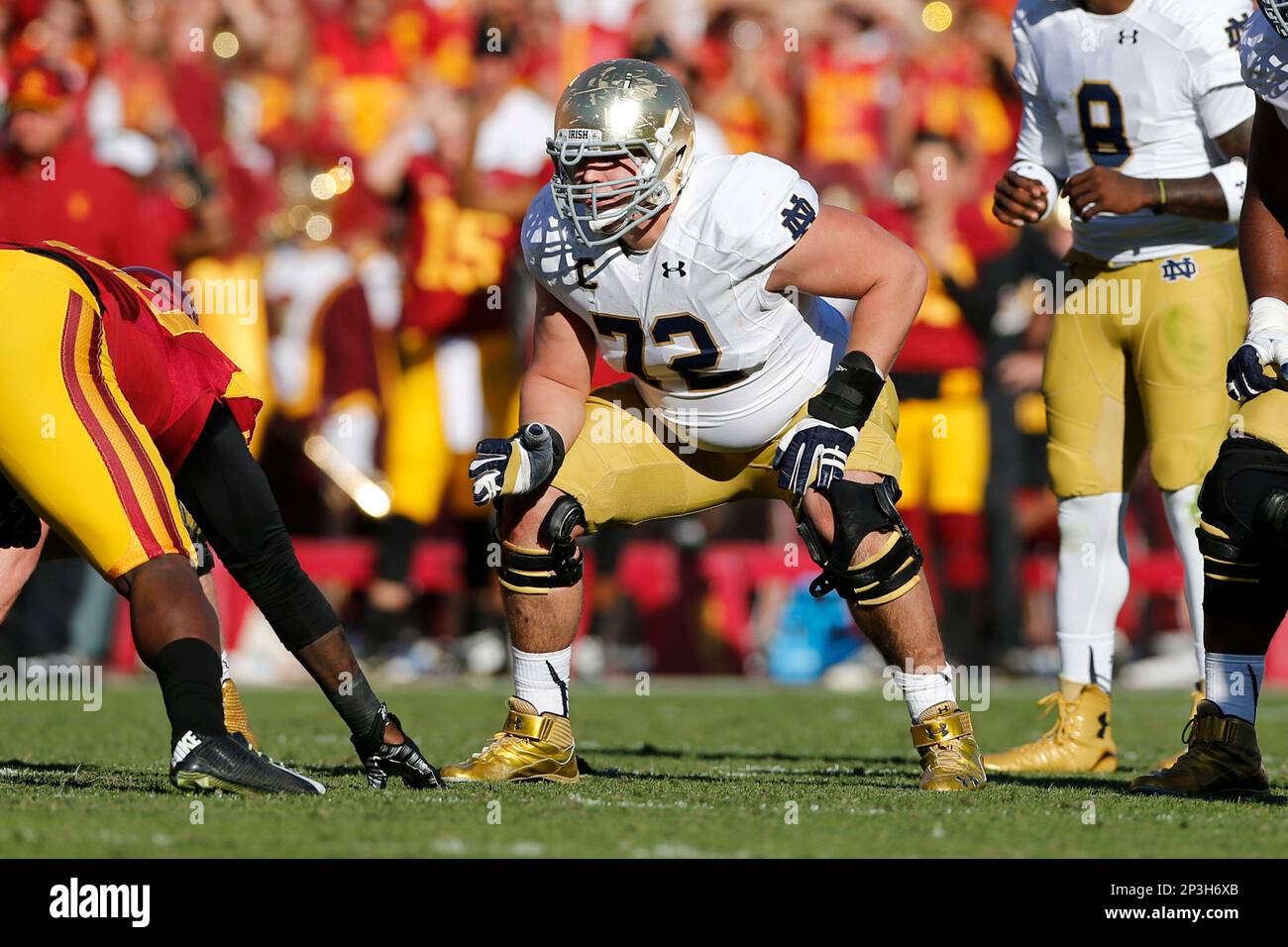 November 29, 2014: Notre Dame Fighting Irish center Nick Martin (72 ...