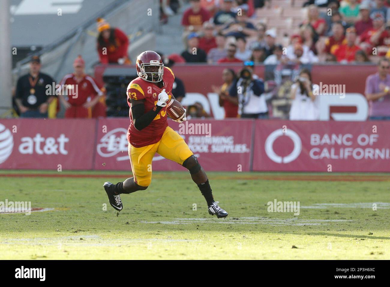 November 29, 2014: USC Trojans cornerback Kevon Seymour (13) during the ...