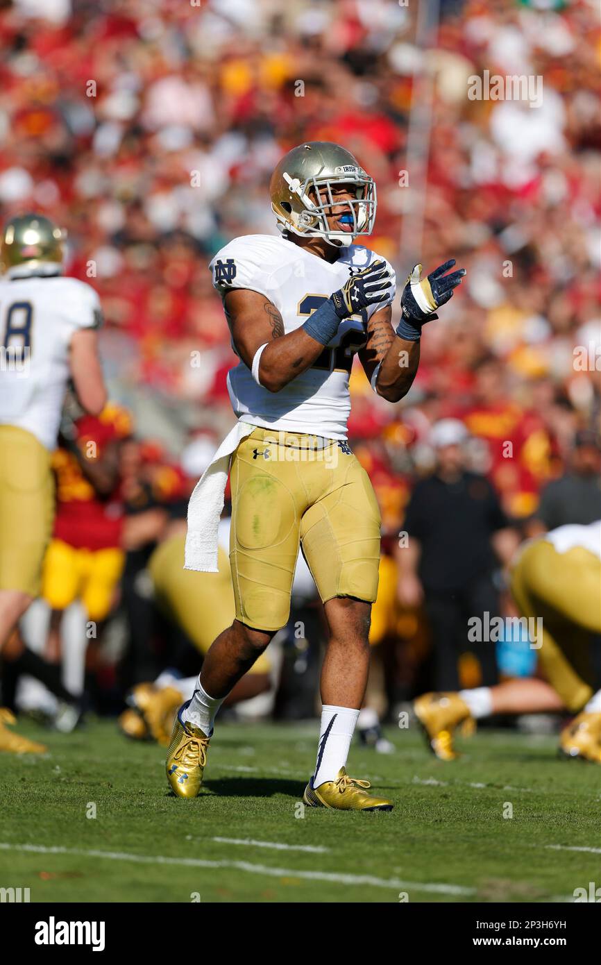 November 29, 2014: Notre Dame Fighting Irish safety Elijah Shumate (22 ...