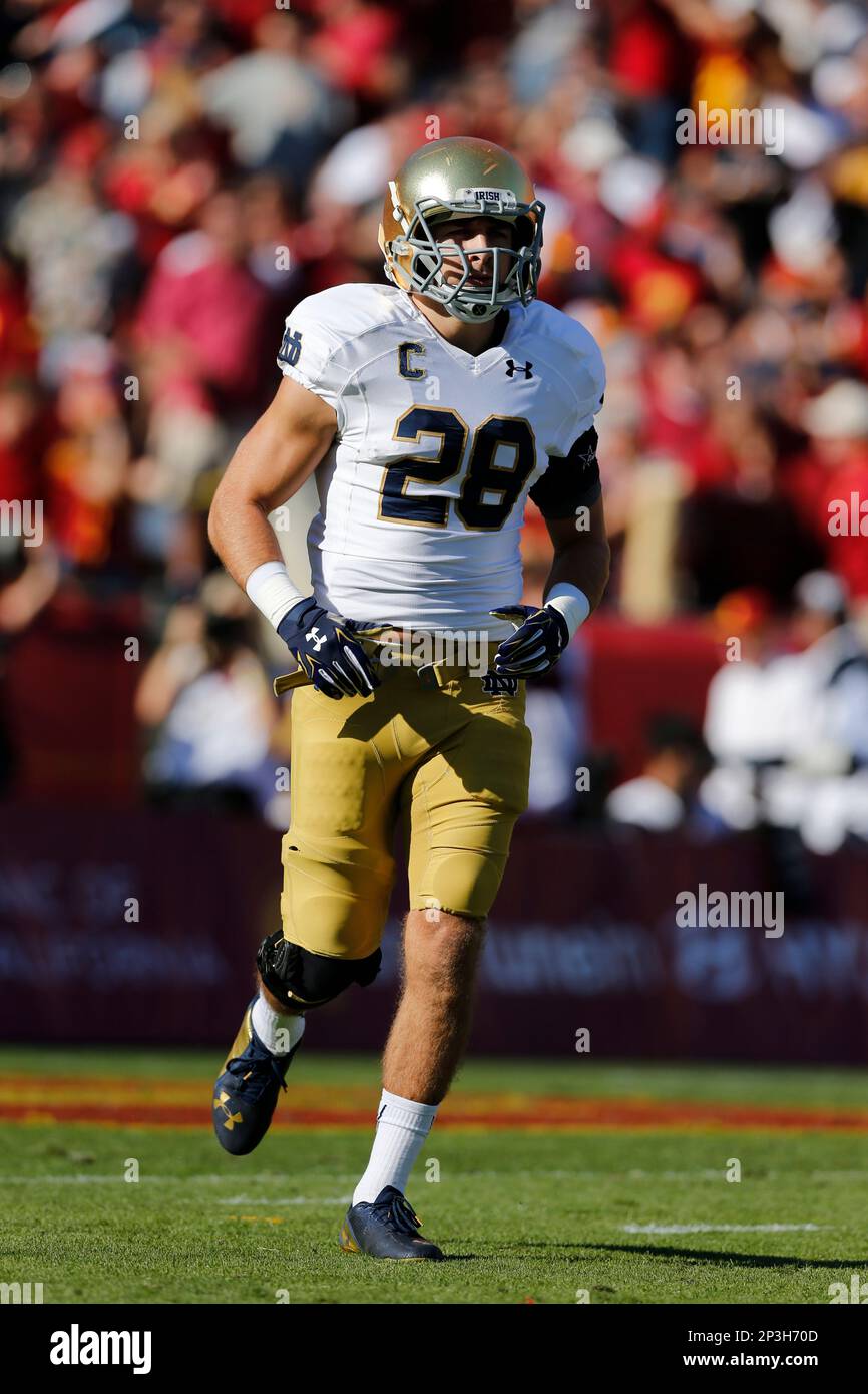 November 29, 2014: Notre Dame Fighting Irish safety Austin Collinsworth ...