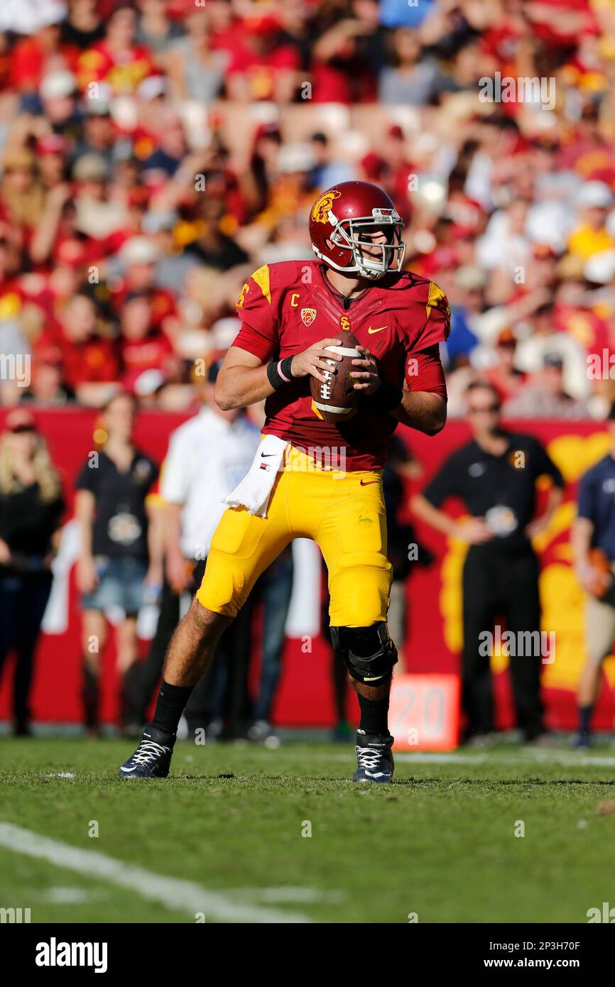 November 29, 2014: USC Trojans quarterback Cody Kessler (6) during the ...