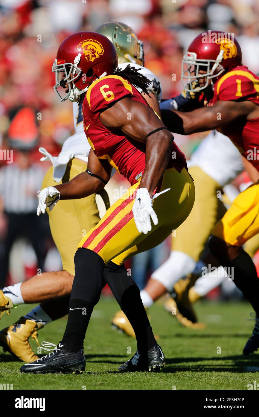 November 29, 2014: USC Trojans cornerback Josh Shaw (6) during the NCAA ...