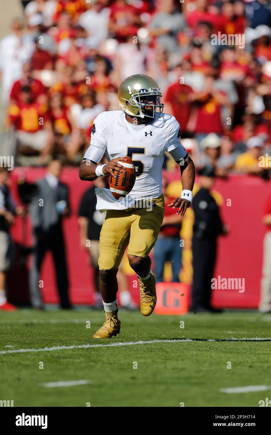 November 29, 2014: Notre Dame Fighting Irish quarterback Everett Golson ...
