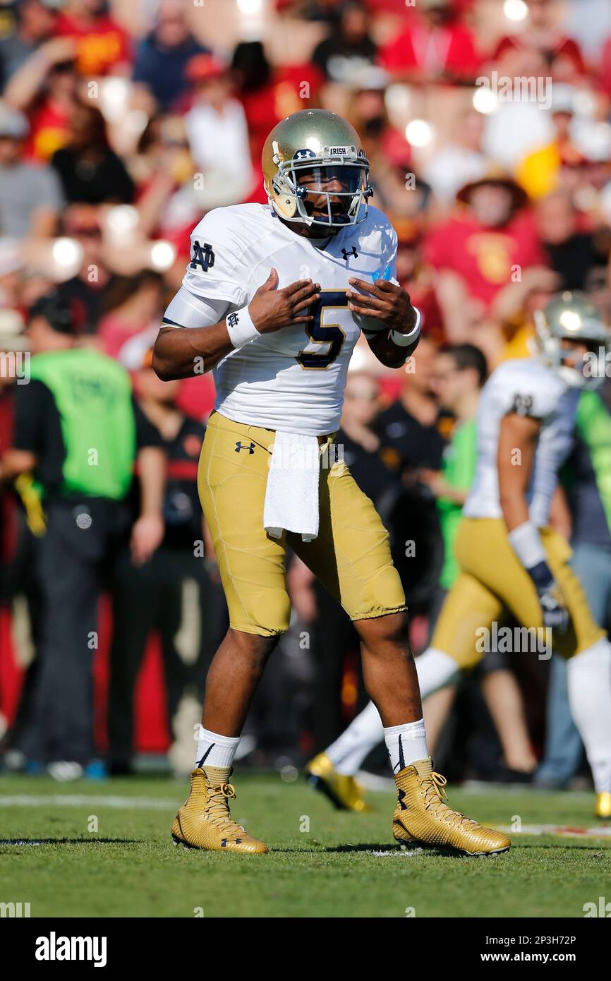 November 29, 2014: Notre Dame Fighting Irish quarterback Everett Golson ...