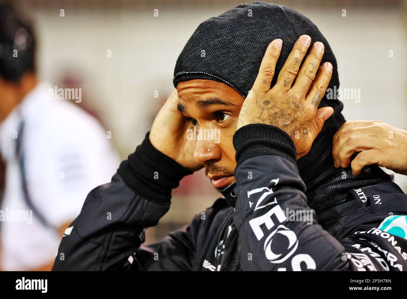 Lewis hamilton bahrain 2023 grid hi-res stock photography and images ...