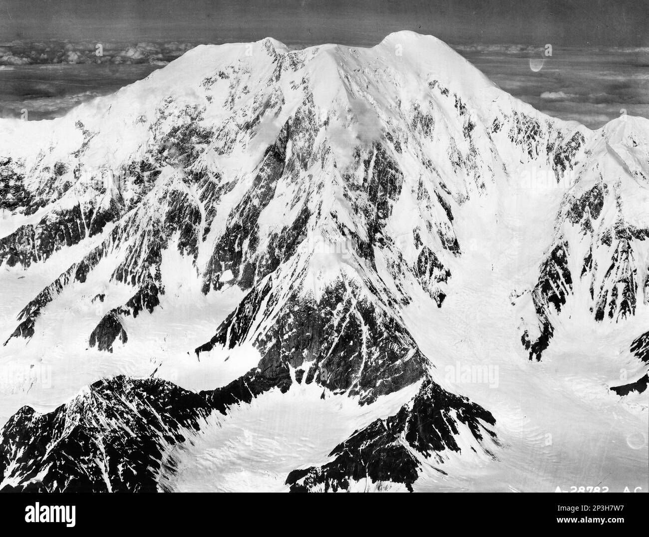 Alaska - Mt. McKinley, Aerial Photograph Stock Photo - Alamy
