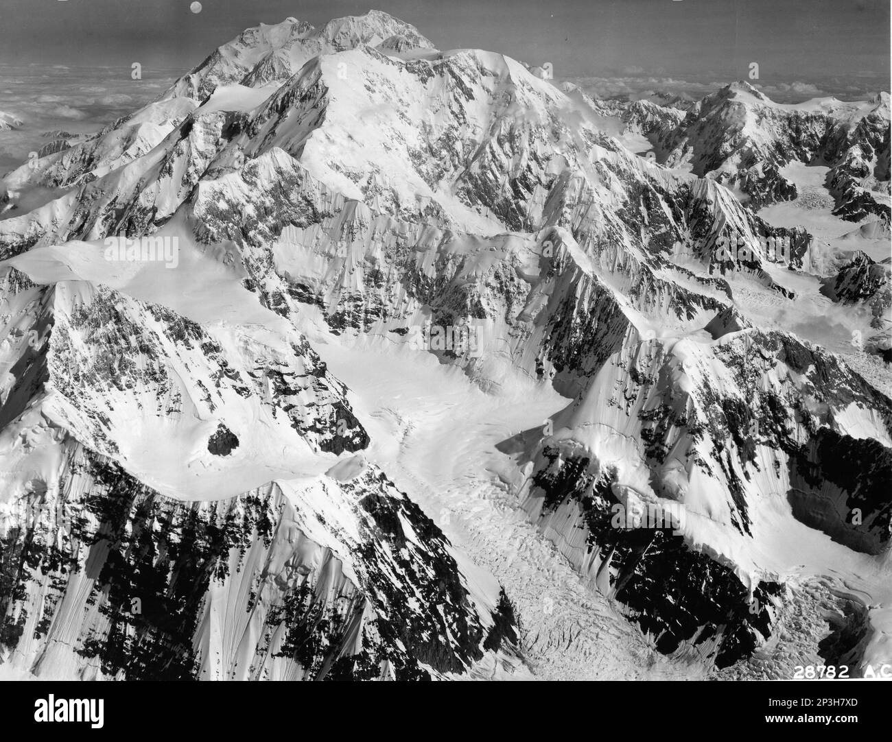 Alaska - Mt. McKinley, Aerial Photograph Stock Photo - Alamy