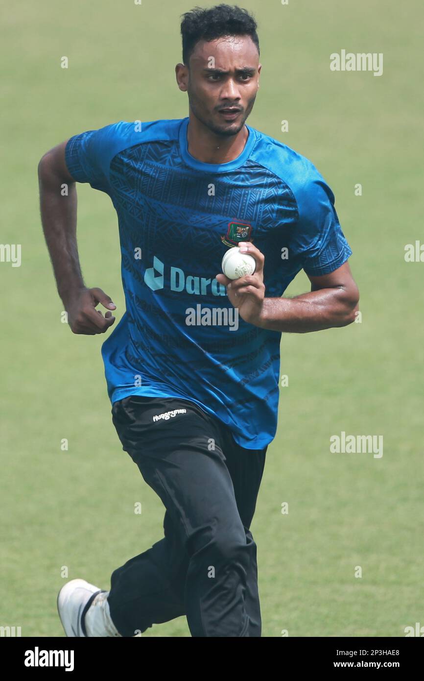 Shariful Islam during the Bangladesh One Day International Cricket Team ...