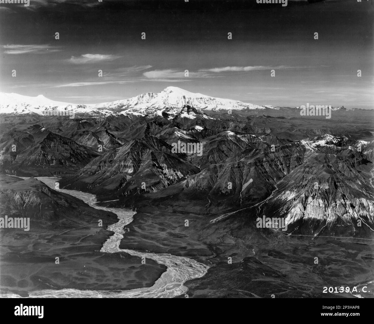 Alaska - Nabesna through Nome, Aerial Photograph Stock Photo - Alamy