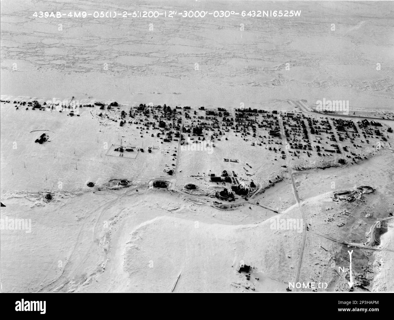 Alaska - Nabesna through Nome, Aerial Photograph Stock Photo - Alamy