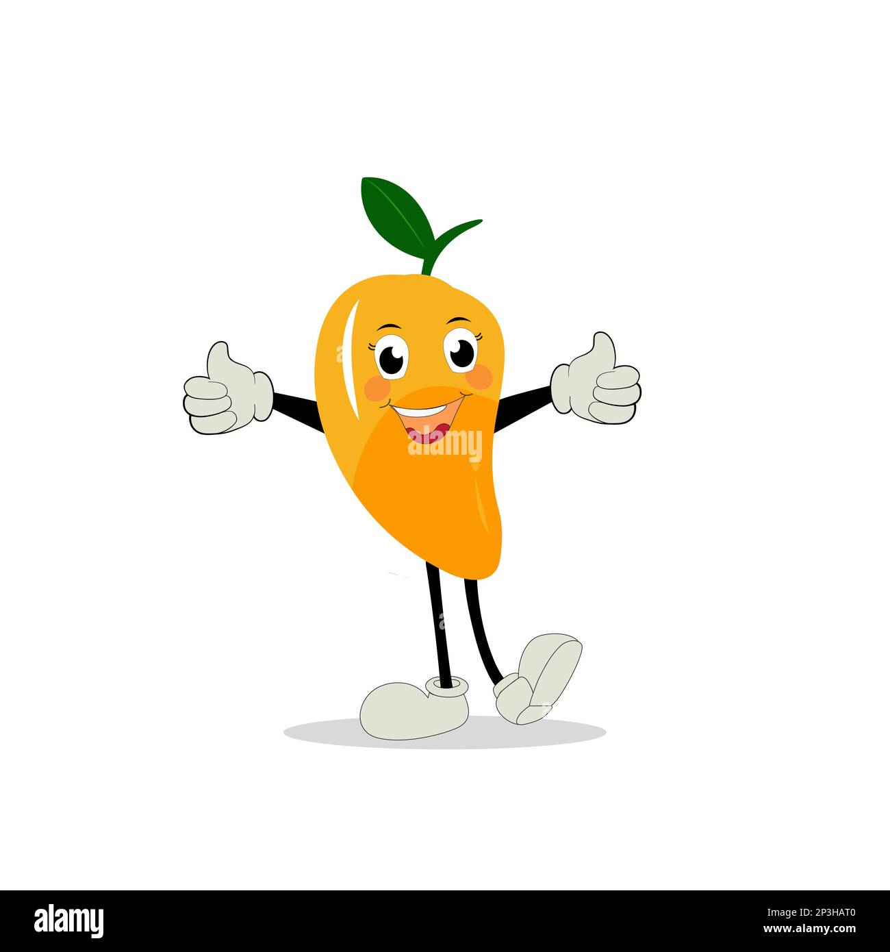 Mango character design. Kawaii mango characters vector illustration of ...