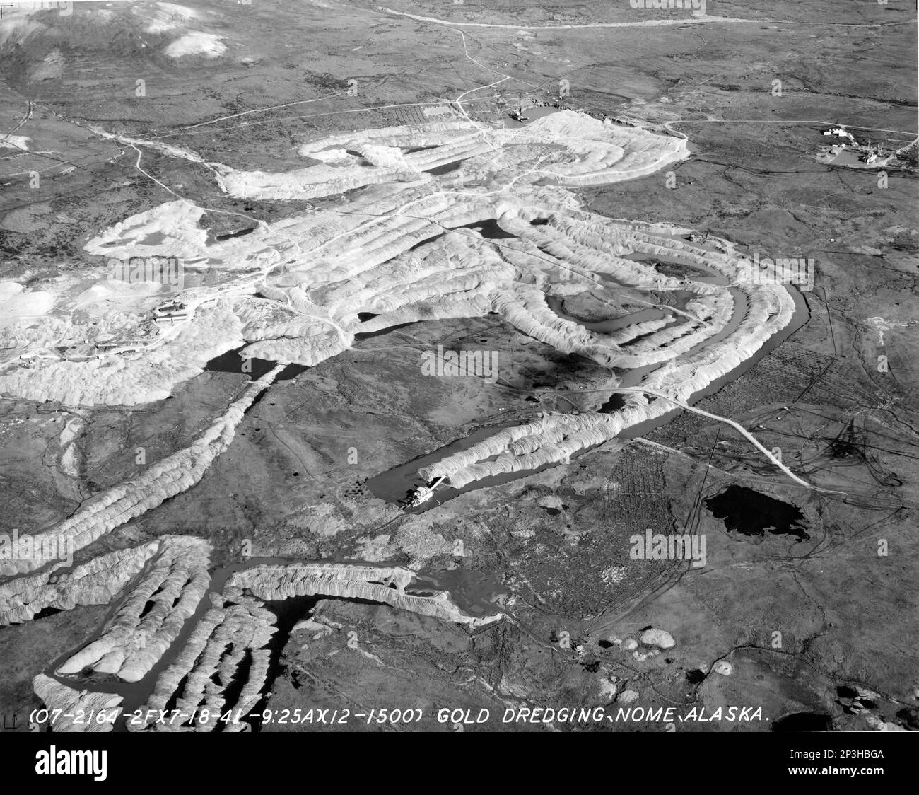Alaska - Nabesna through Nome, Aerial Photograph Stock Photo - Alamy
