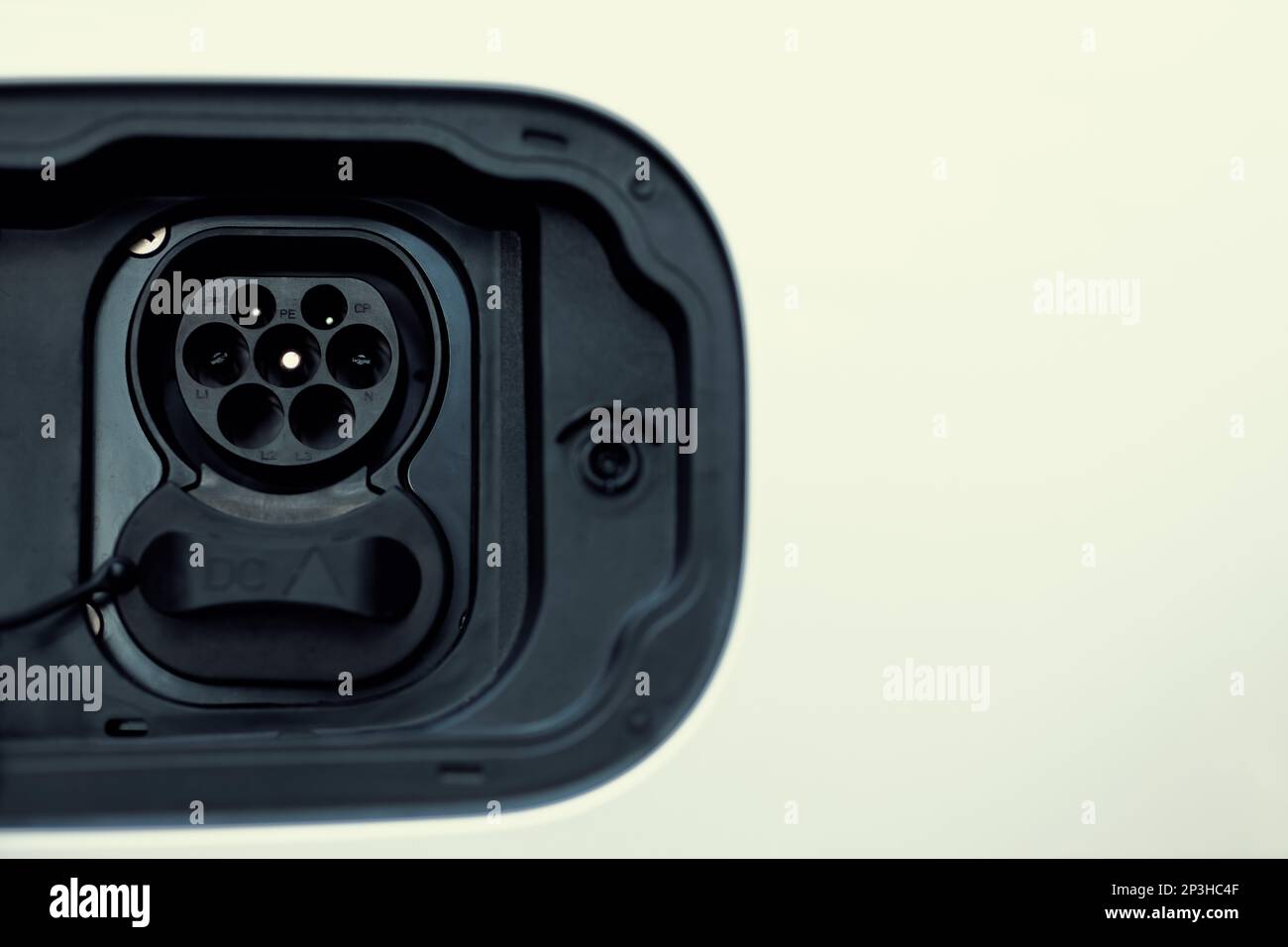 Closeup electric vehicle charging device for progressive clean energy ...