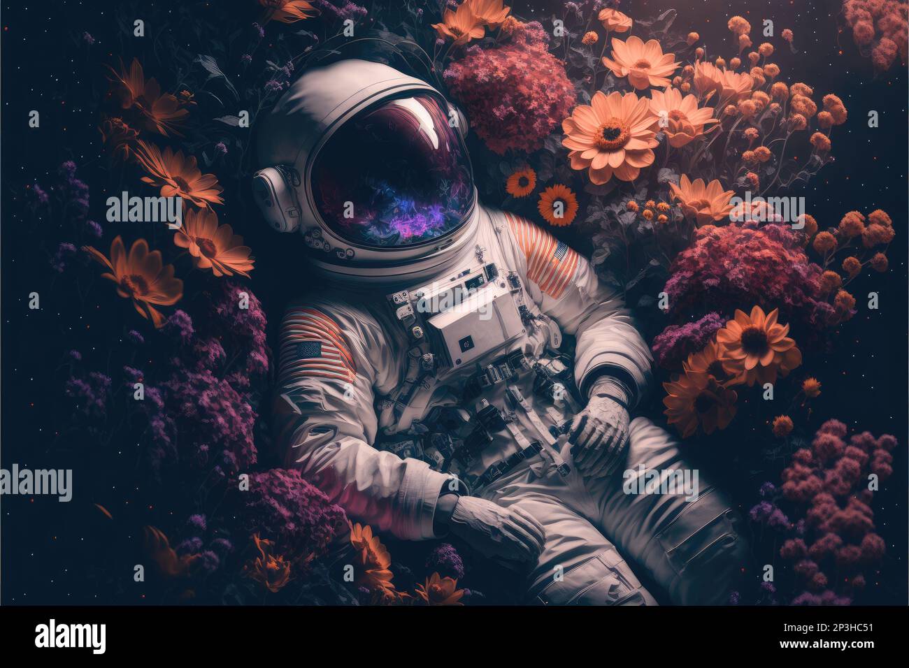 Astronaut sleeping in space hi-res stock photography and images - Alamy