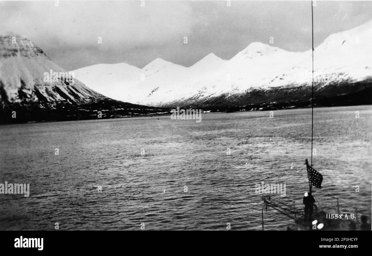Alaska - Portage Bay, Aerial Photograph Stock Photo - Alamy