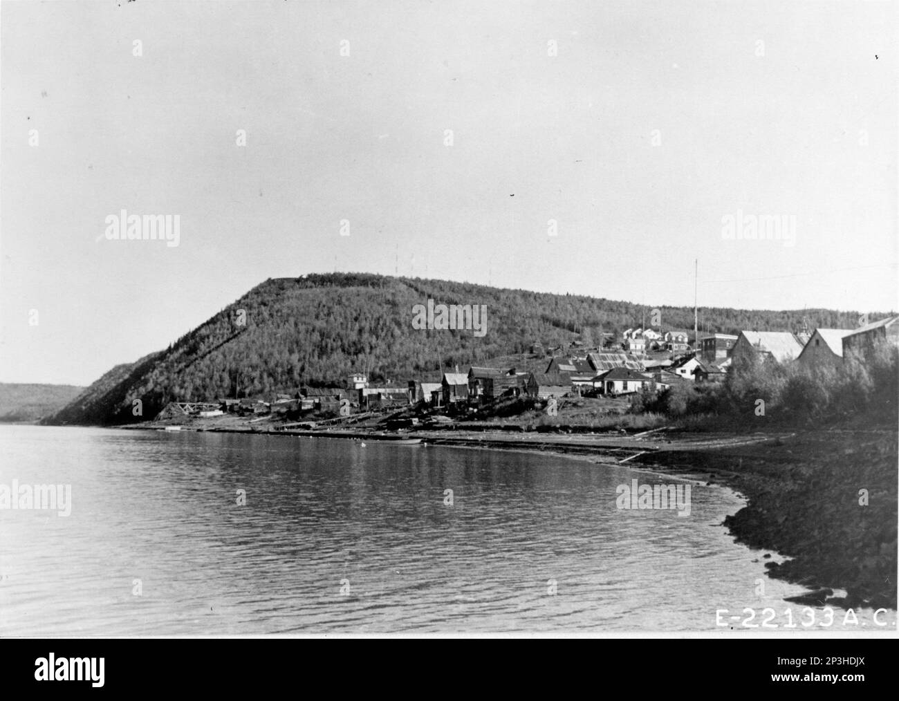 Alaska - Ruby, Aerial Photograph Stock Photo - Alamy