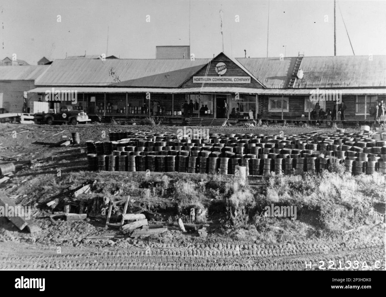 Alaska - Ruby, Aerial Photograph Stock Photo - Alamy