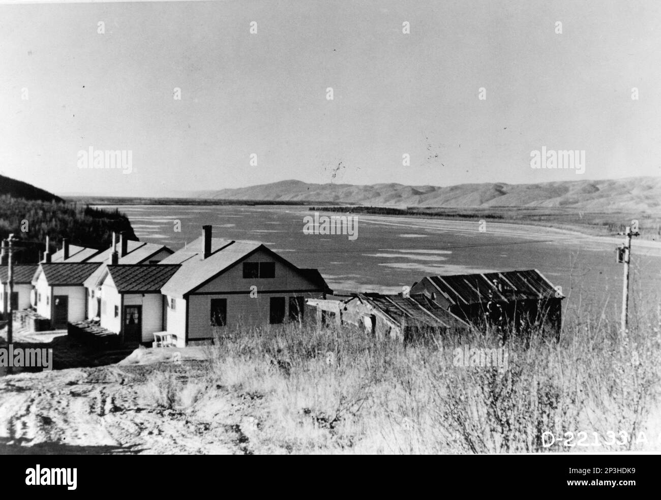 Alaska - Ruby, Aerial Photograph Stock Photo - Alamy