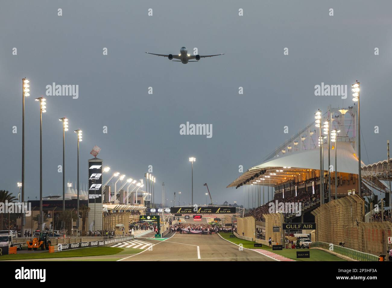 Starting grid during the Formula 1 Gulf Air Bahrain Grand Prix 2023 ...