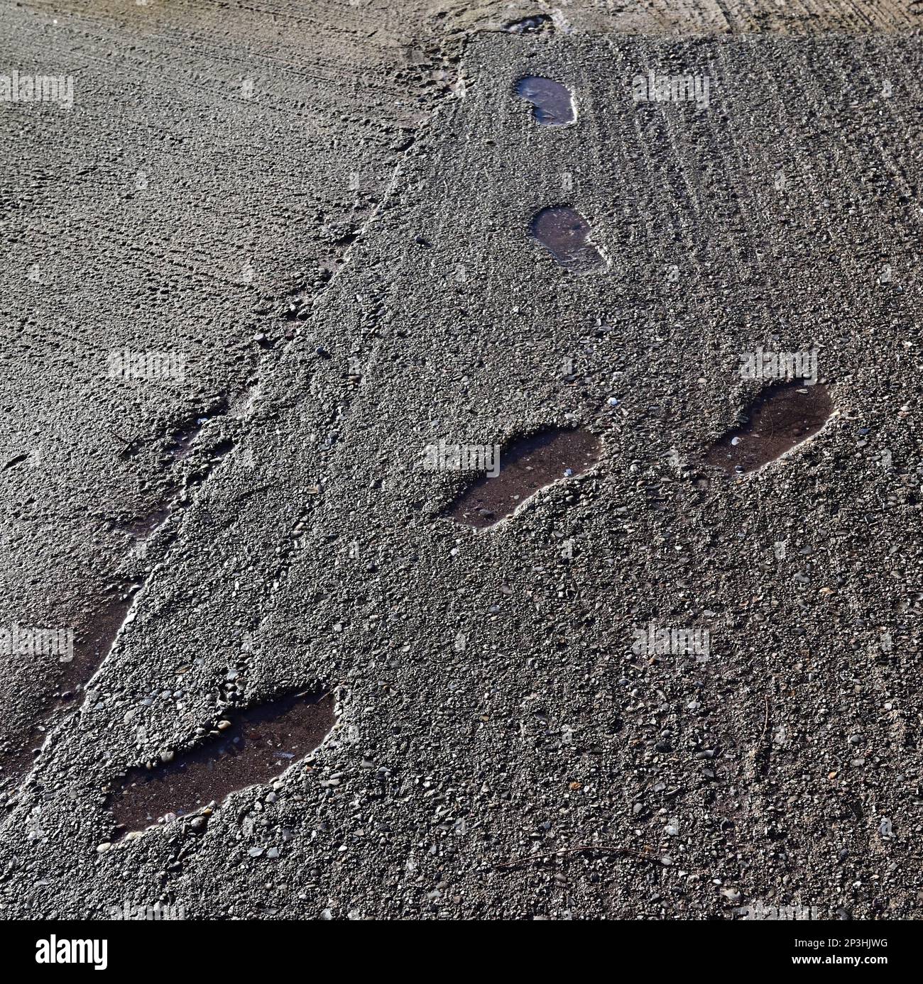 Cement imprint hi-res stock photography and images - Alamy