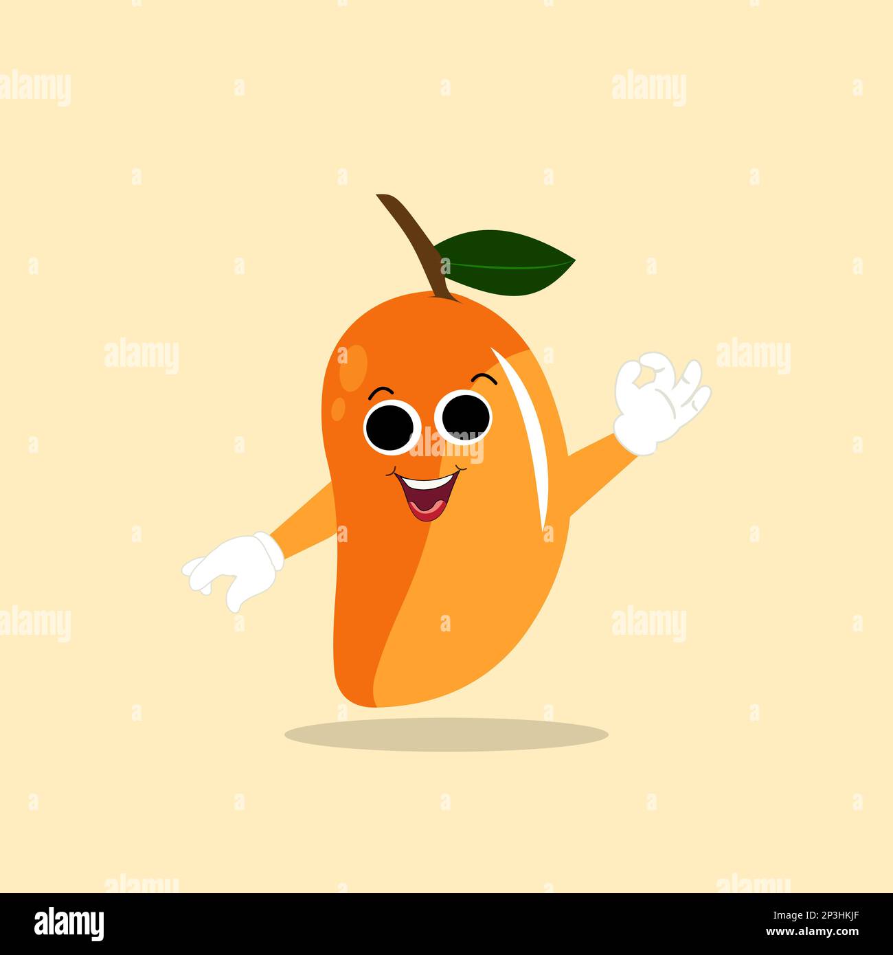 Mango character design. Kawaii mango characters vector illustration of ...