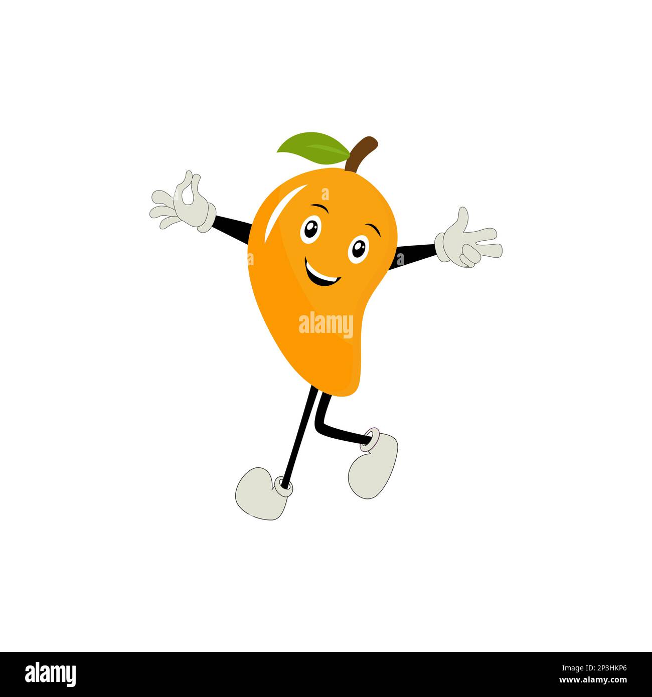 Mango character design. Kawaii mango characters vector illustration of ...
