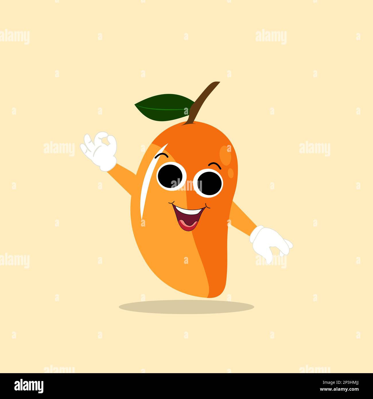Mango character design. Kawaii mango characters vector illustration of ...