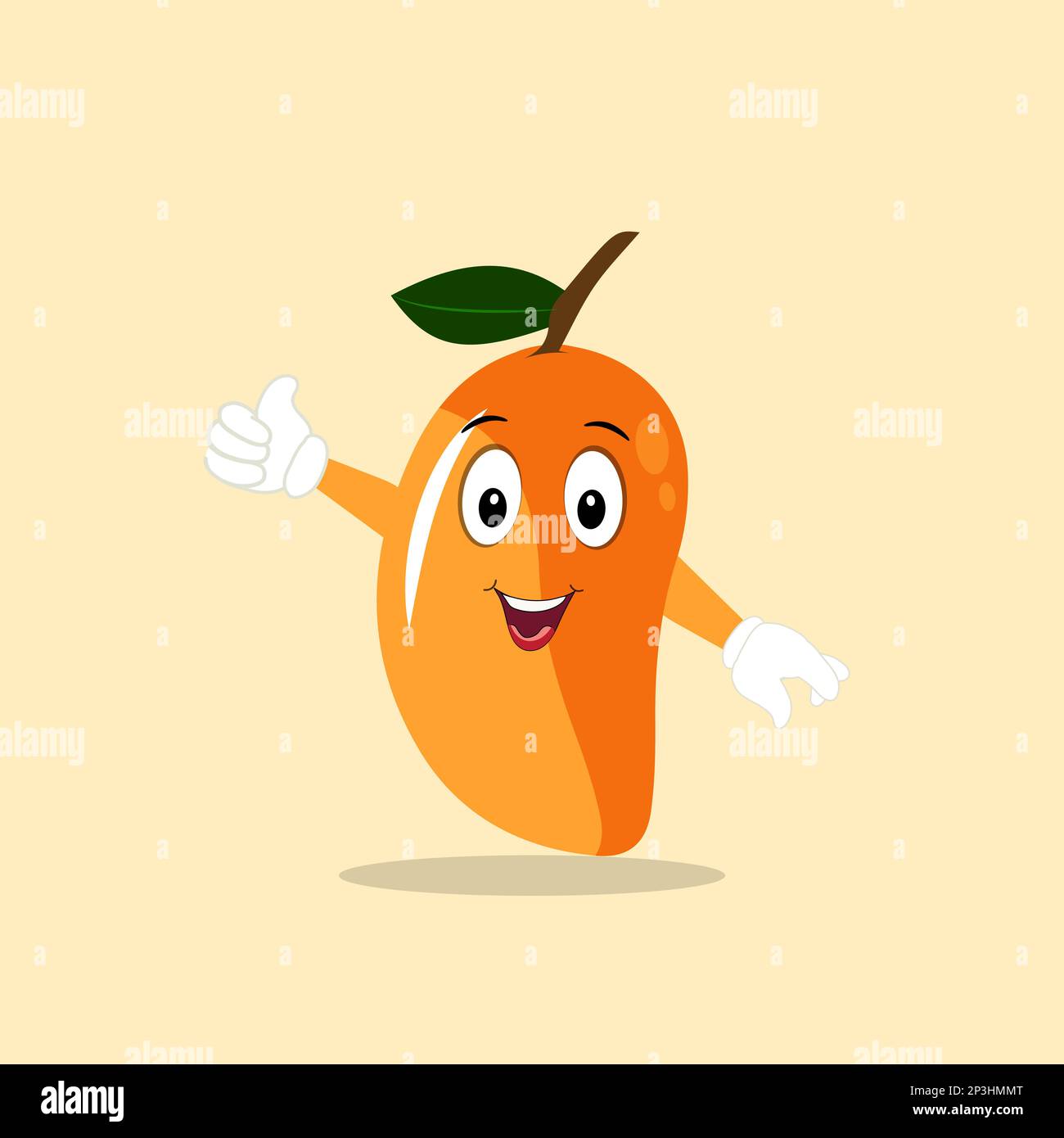 Mango character design. Kawaii mango characters vector illustration of ...